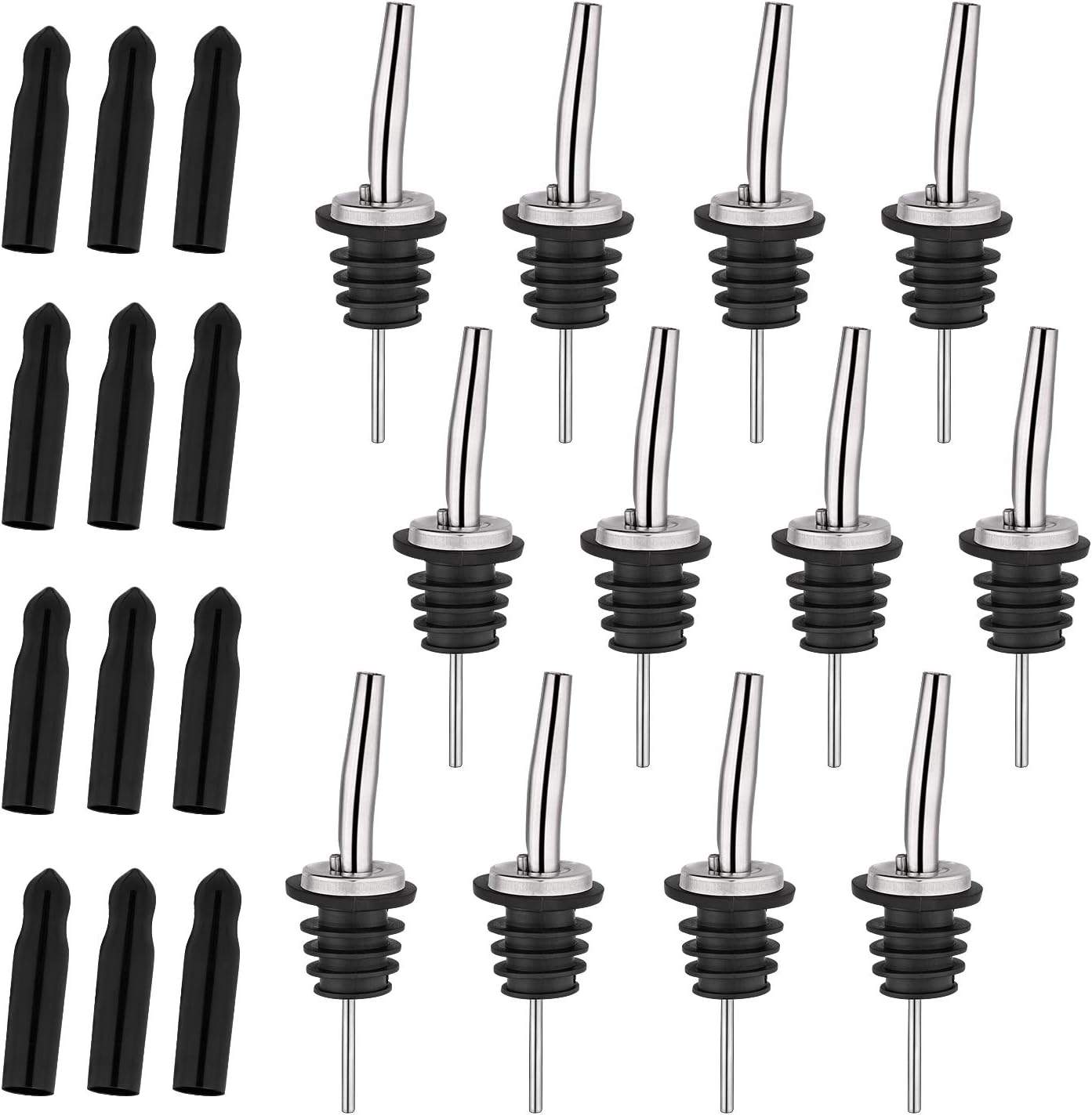 Amazon.com: Dandat 6 Packs 800ml Plastic Empty Syrup Bottles with Lids ...