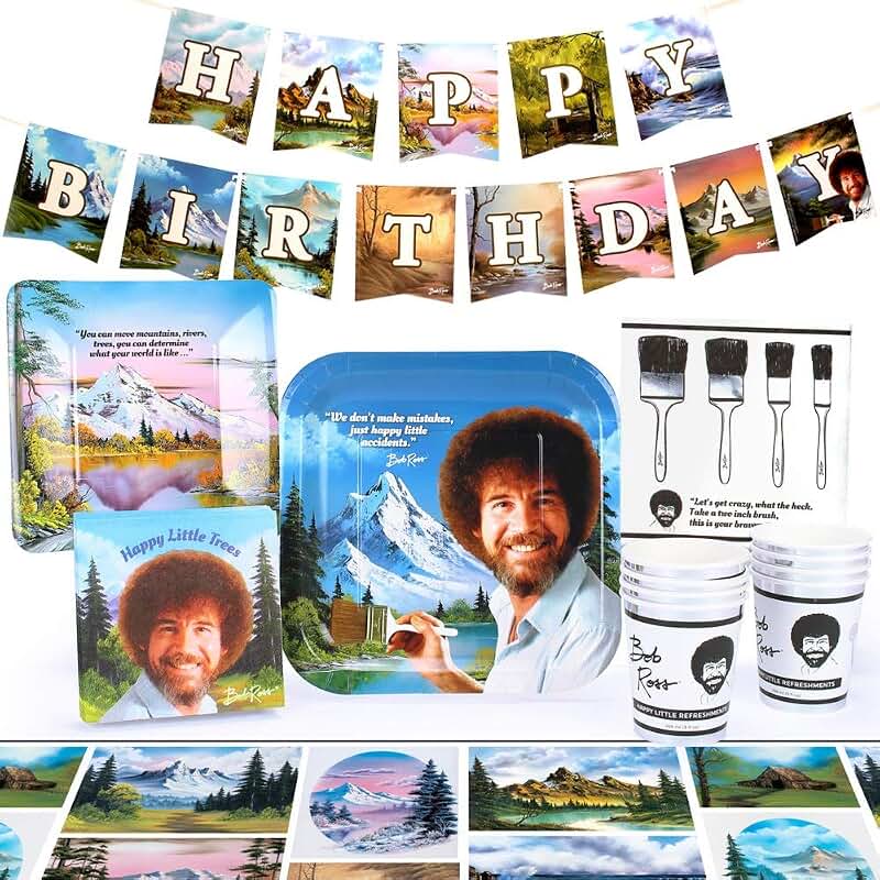 Amazon.com: bob ross cardboard cutout