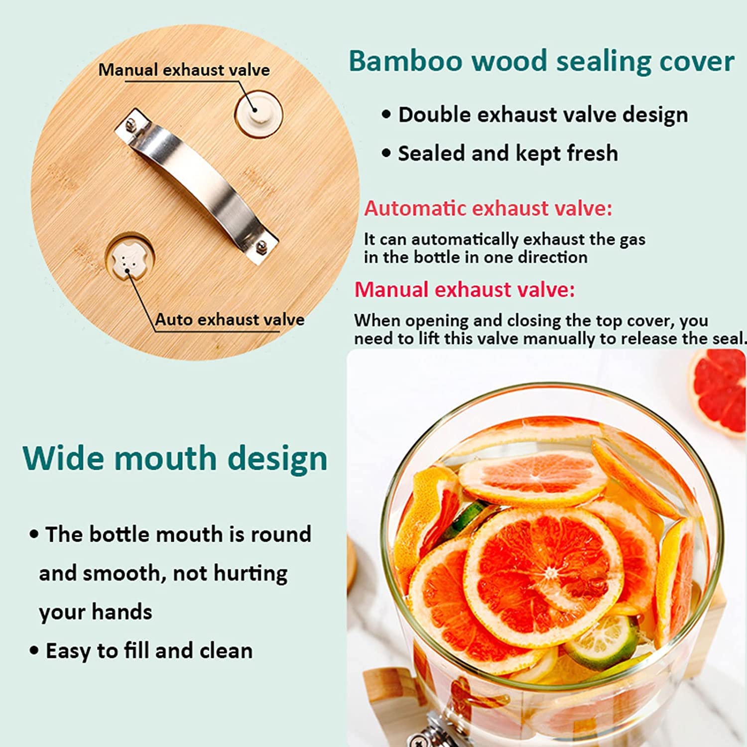 Amazon.co.jp: ステンレス鋼の蛇口とスタンドを備えたドリンクサーバー