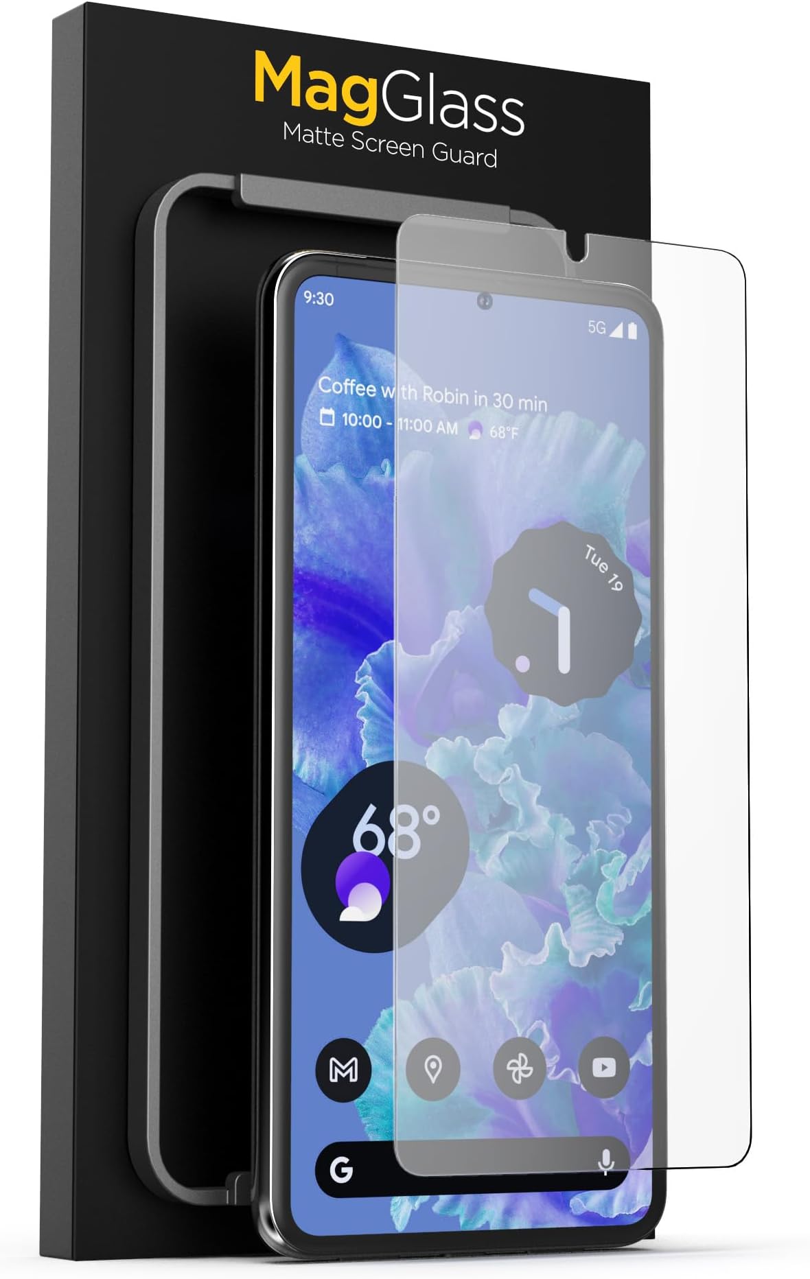 Amazon.com: magglass Screen Protector for Pixel 8 Tempered Glass with ...