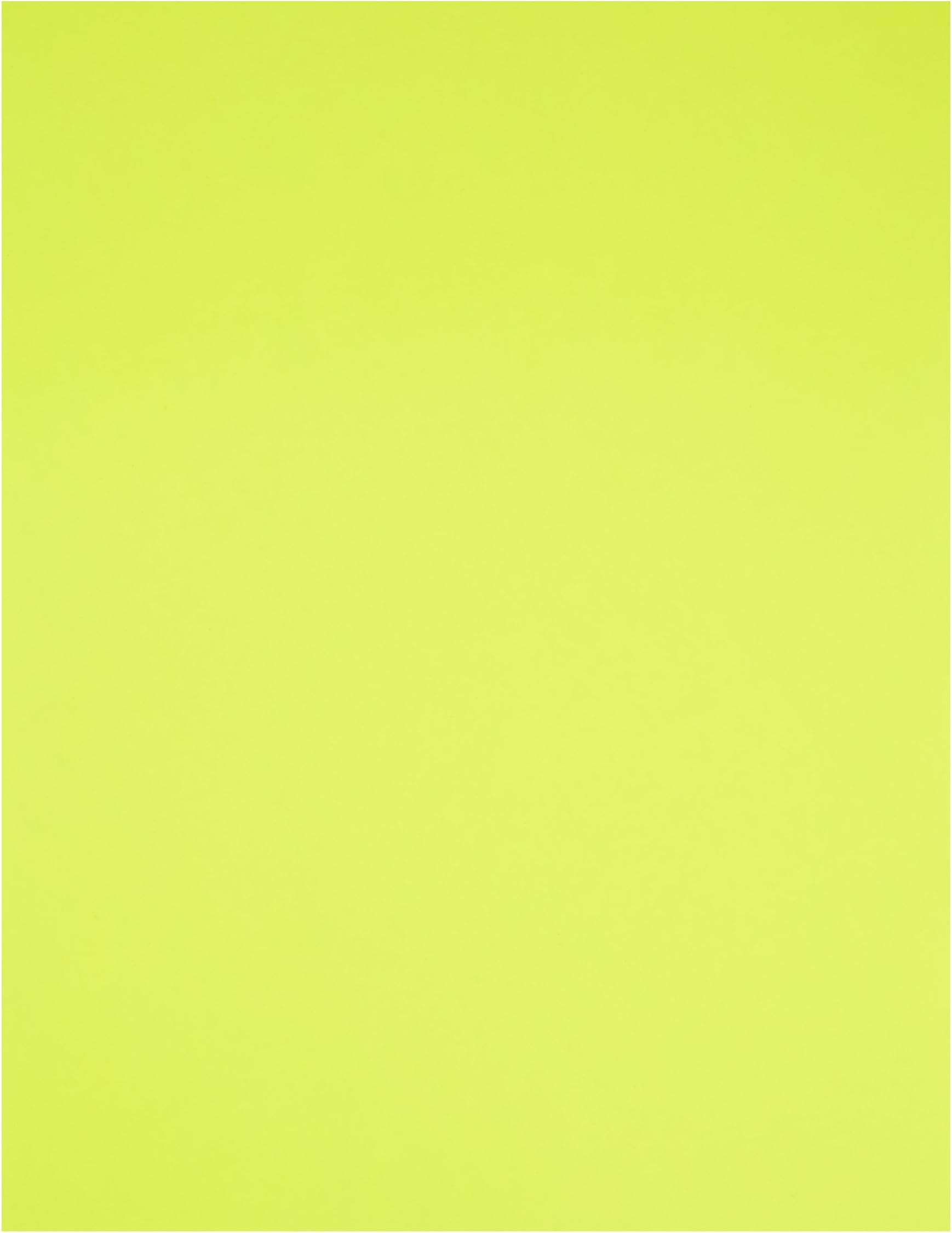 Amazon.com : MaxGear 8-1/2" x 11" Neon Yellow Labels - Fluorescent ...