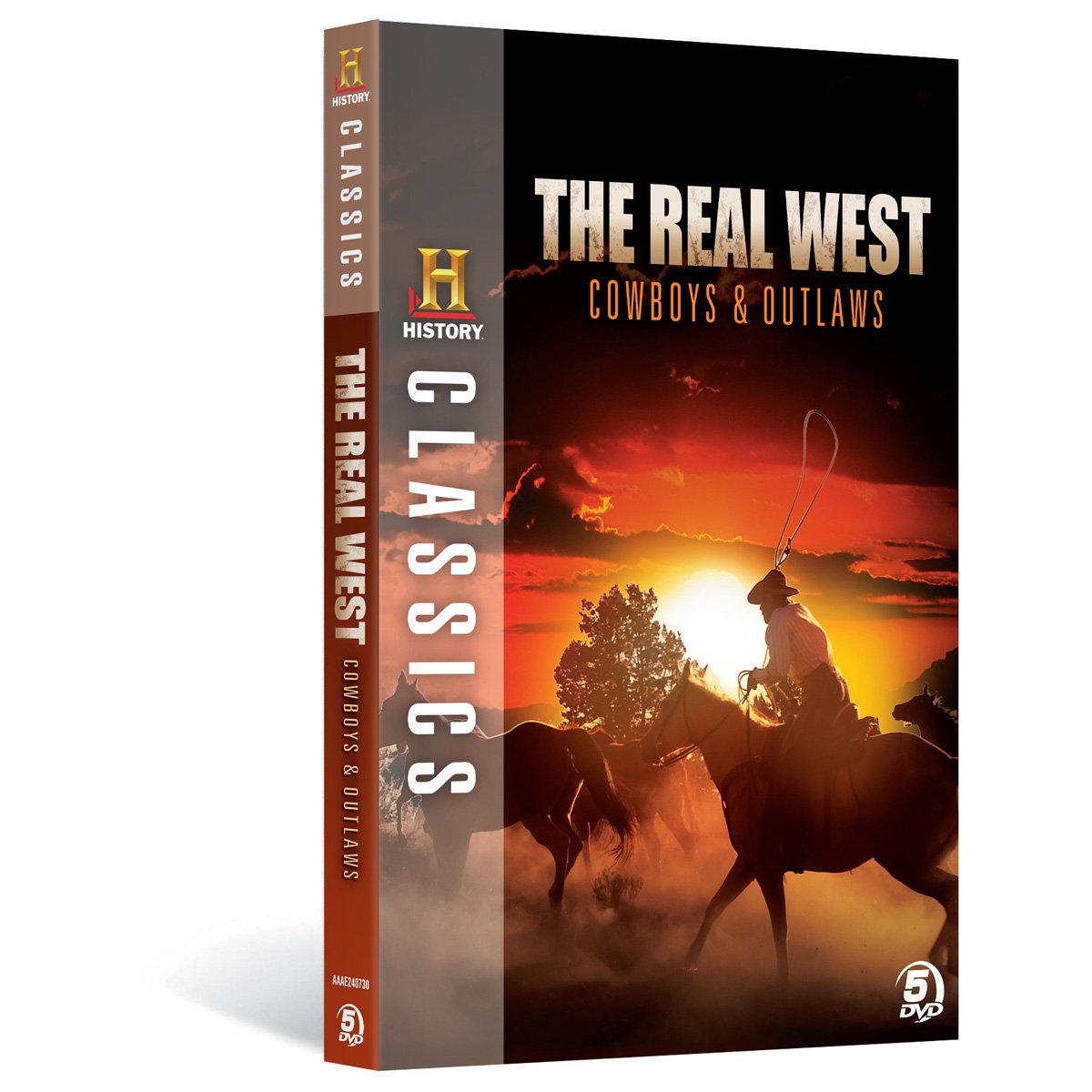 Amazon.com: History Classics: The Real West - Cowboys and Outlaws ...