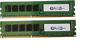 CMS 16GB (2X8GB) DDR4 19200 2400MHZ ECC Non Registered DIMM Memory Ram ...