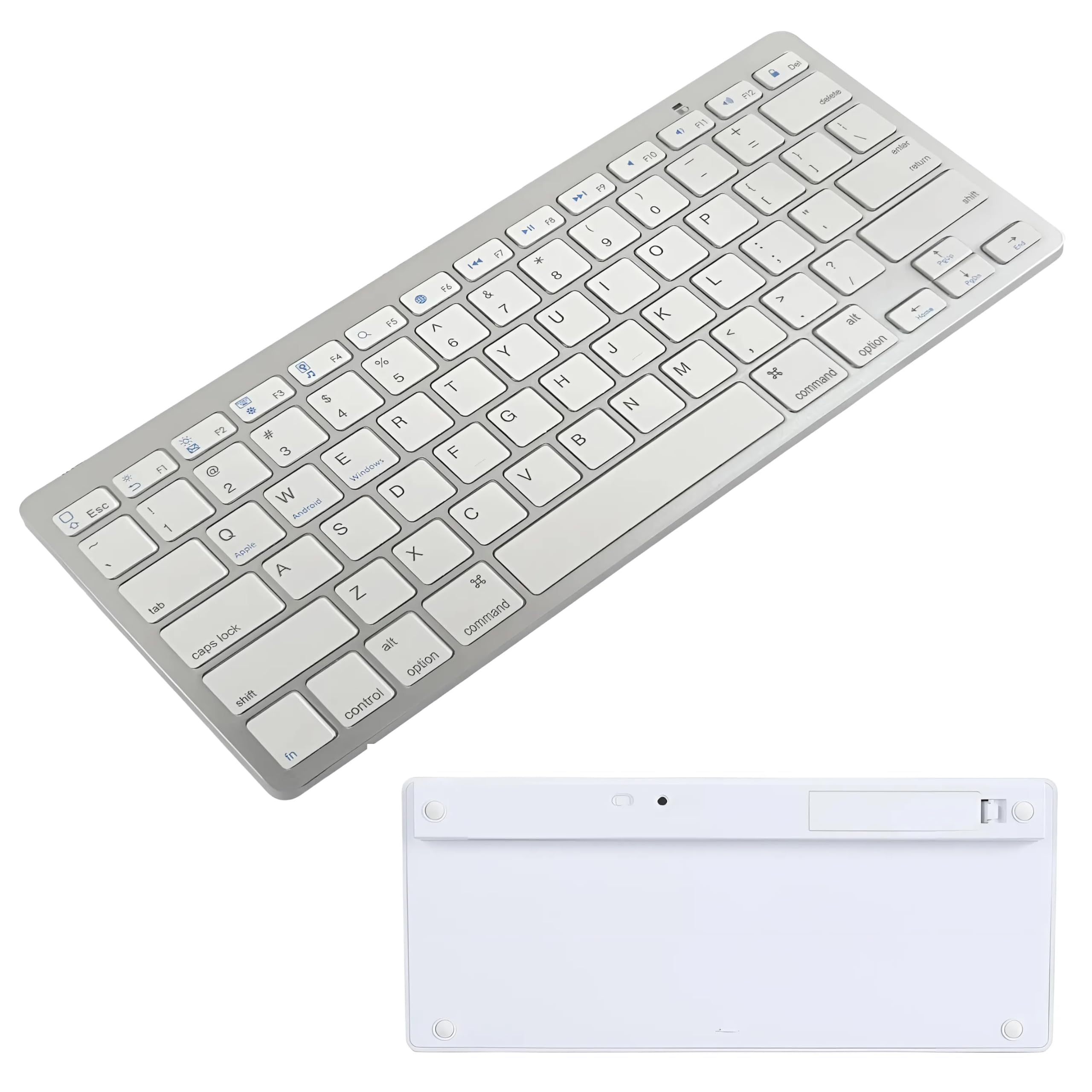 EZONEDEAL Wireless Keyboard - Ultra-Slim Bluetooth Keyboard Flat ...