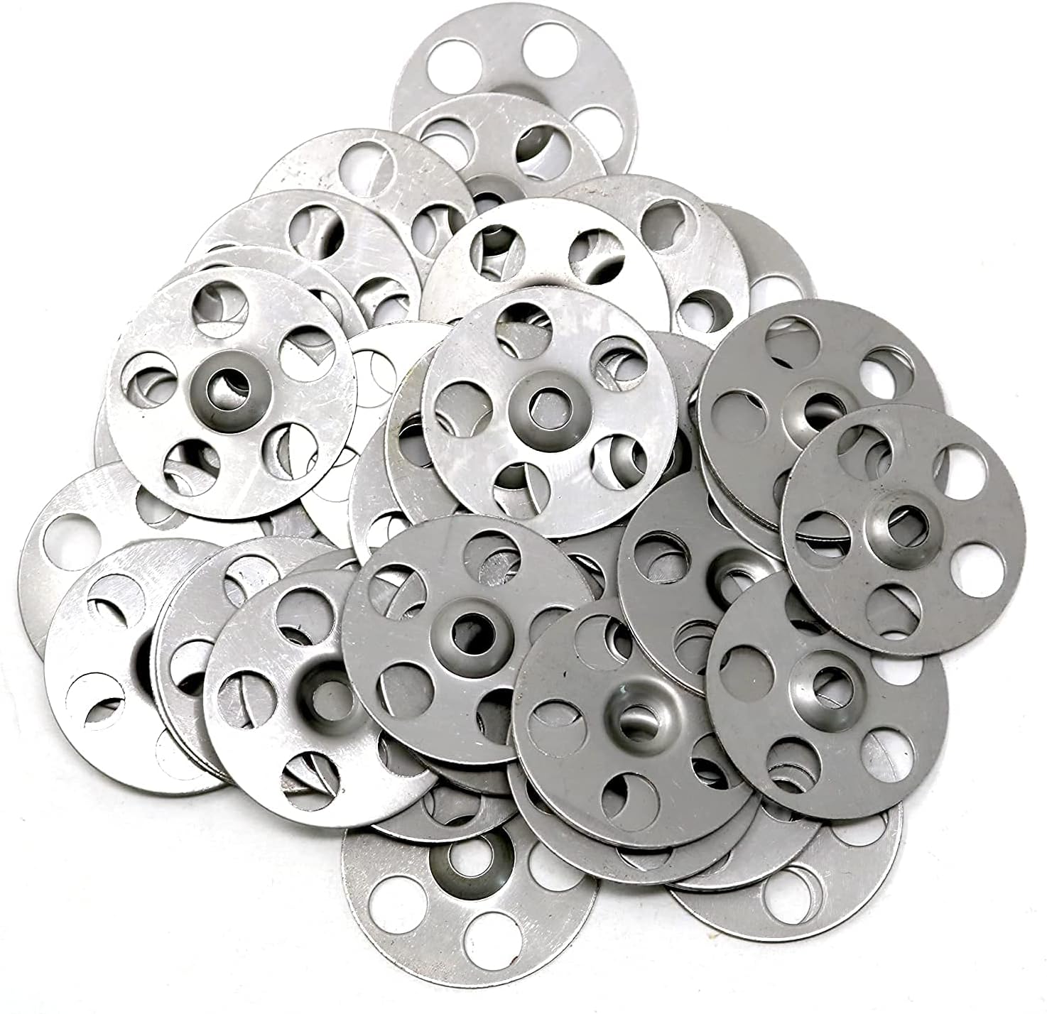 fiXte® Metal Insulation Discs 36mm Stainless Steel Washers Ceiling Wall ...