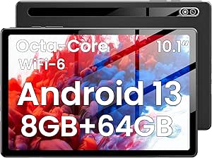 TPZ 2024 Tablet 10 inch Android 13 Tablets Octa-Core Processor, 8GB ...
