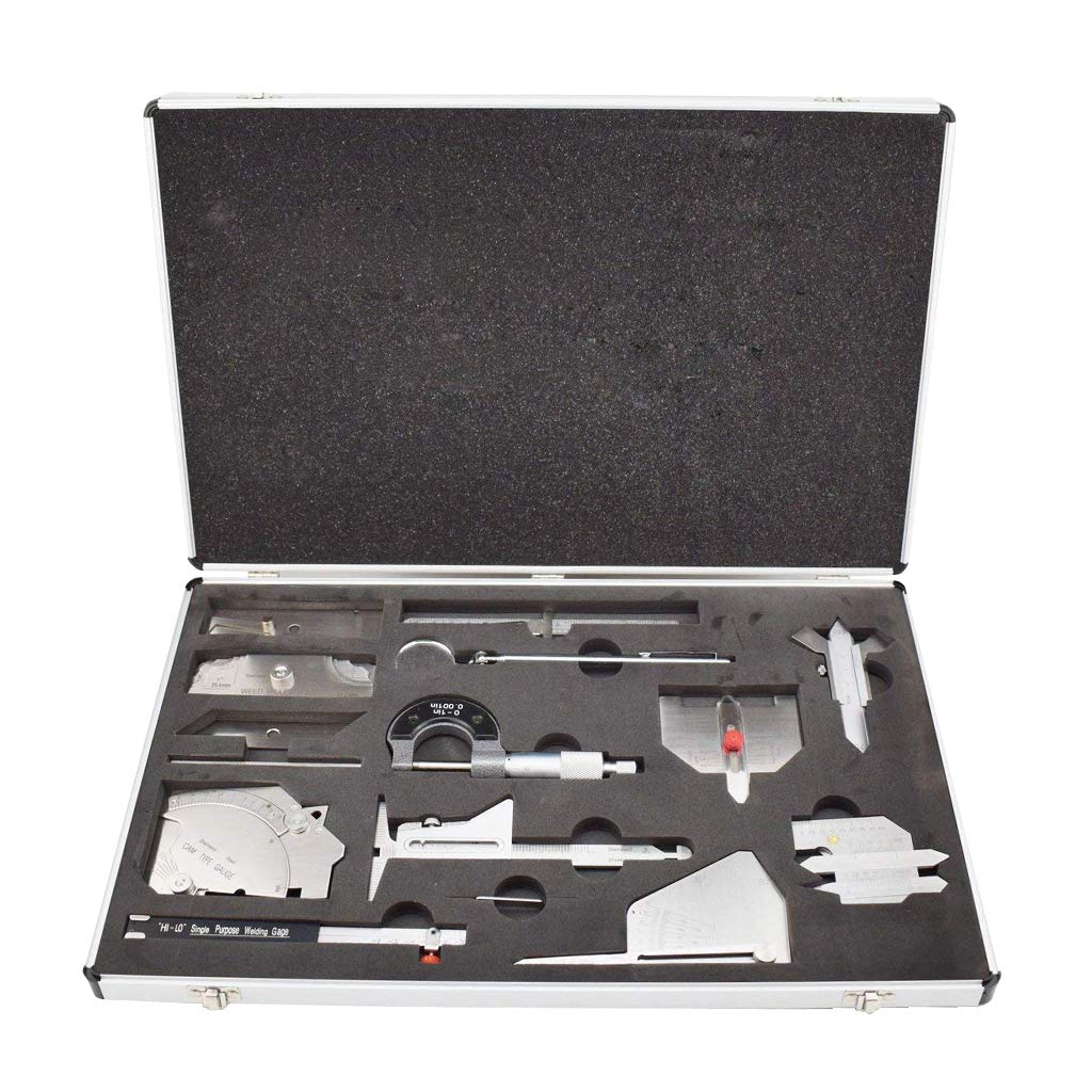 Buy Shiwaki 13 Pcs Welding Gauge Set Stainless Steel - Fillet Weld ...