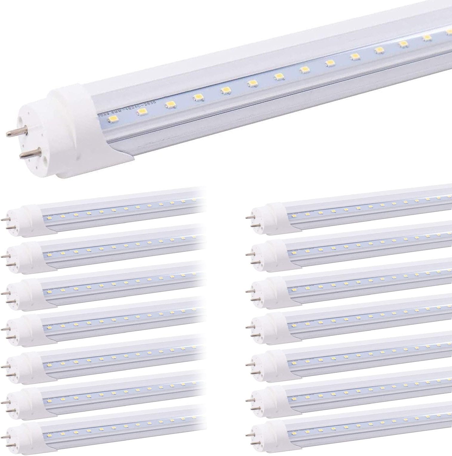 Midwestern 15 Pack T8 LED Emergency Tube Light, 4 Foot 20W White ...