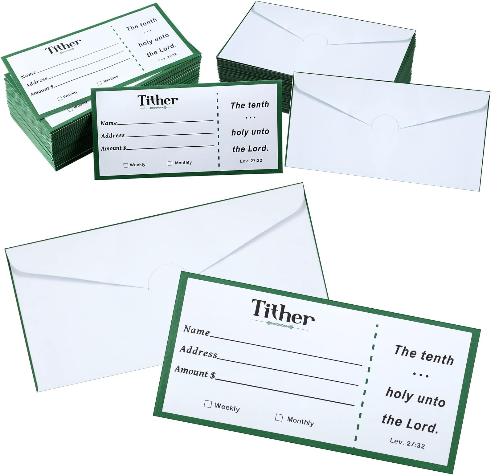 Amazon.com : 500 Pack Church Offering Envelopes Tithe Donation ...