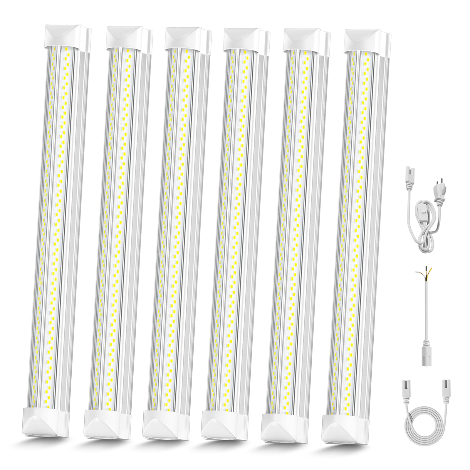 onlylux led Shop Light, 25W 3750LM 6000K Super Bright led Light, Plug ...