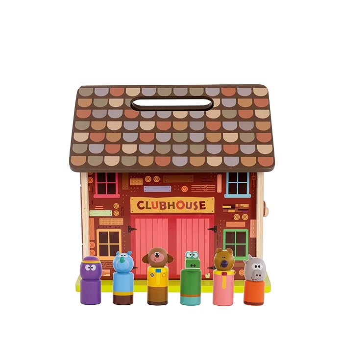 Buy Hey Duggee 1038 Carry Along Clubhouse with 6 Character Figures ...