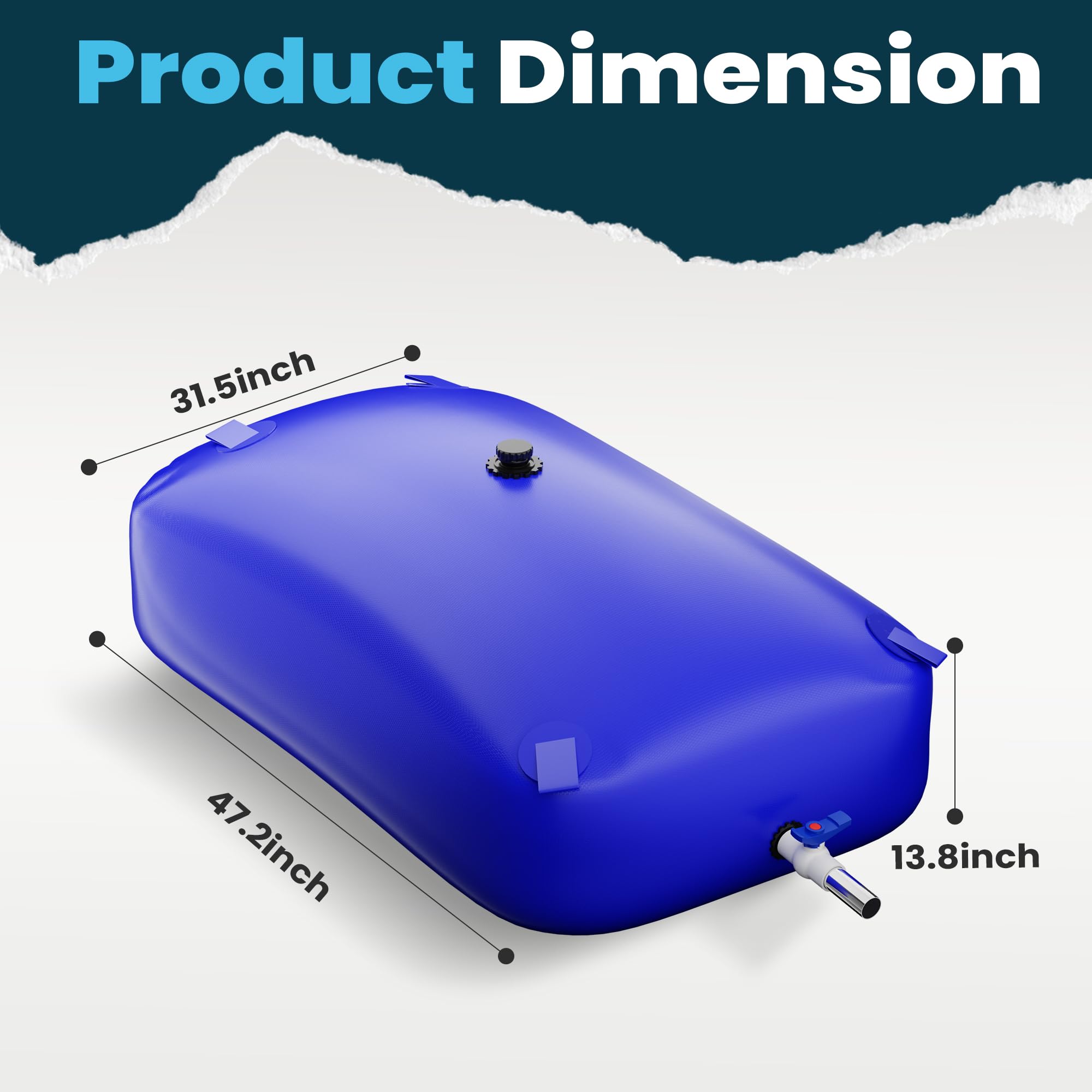 Snapklik.com : Large Capacity Water Storage Bladder, Portable Water ...