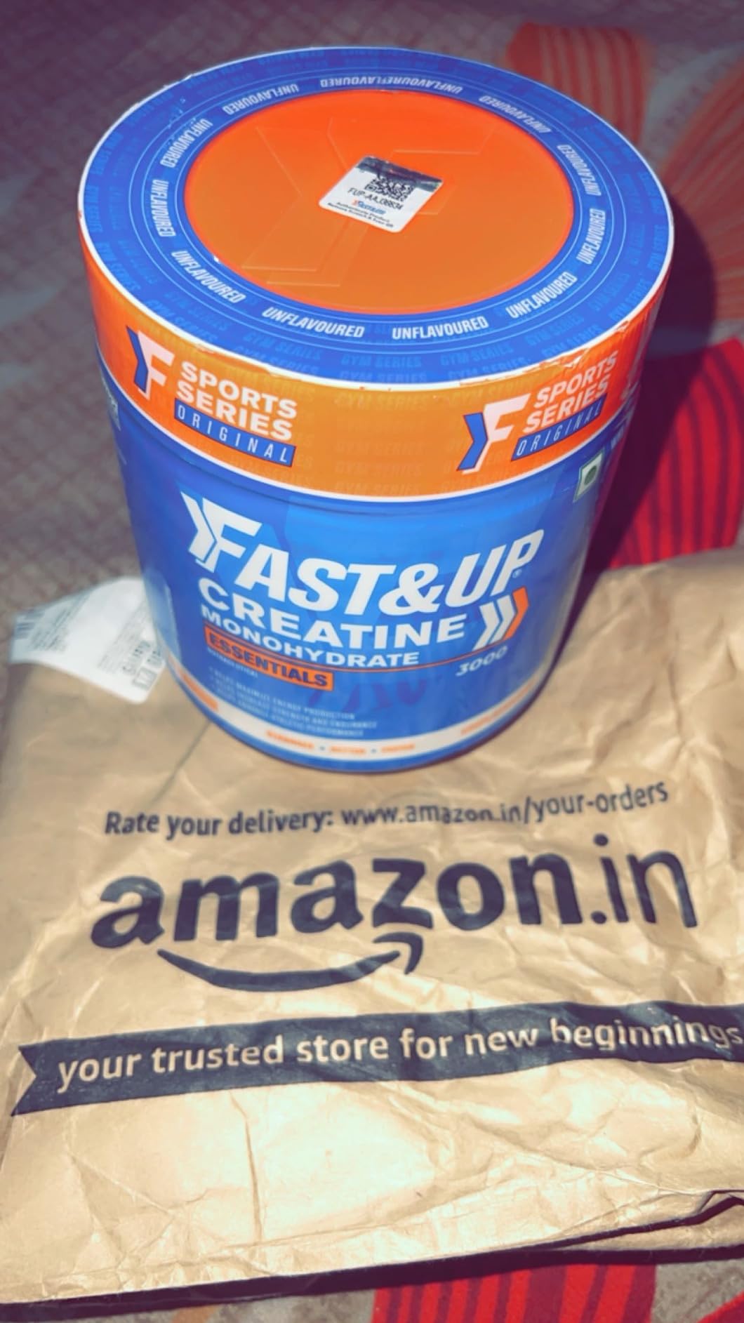 Fast&Up Creatine Monohydrate (Pack of 250g Powder, 83 Servings ...