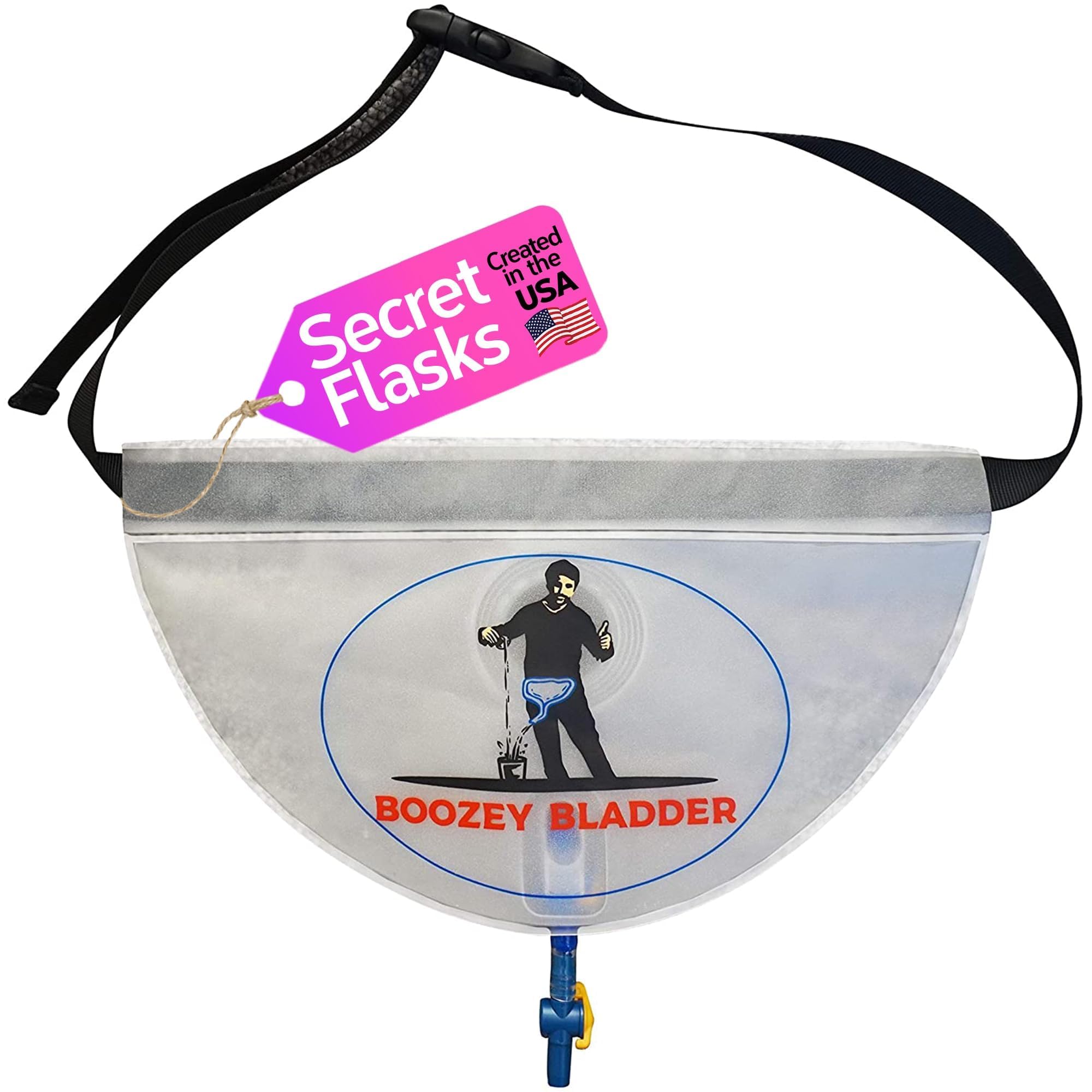 Amazon.com | Secret Flasks - Boozey Bladder - 33 Oz / 22 Drink Capacity ...