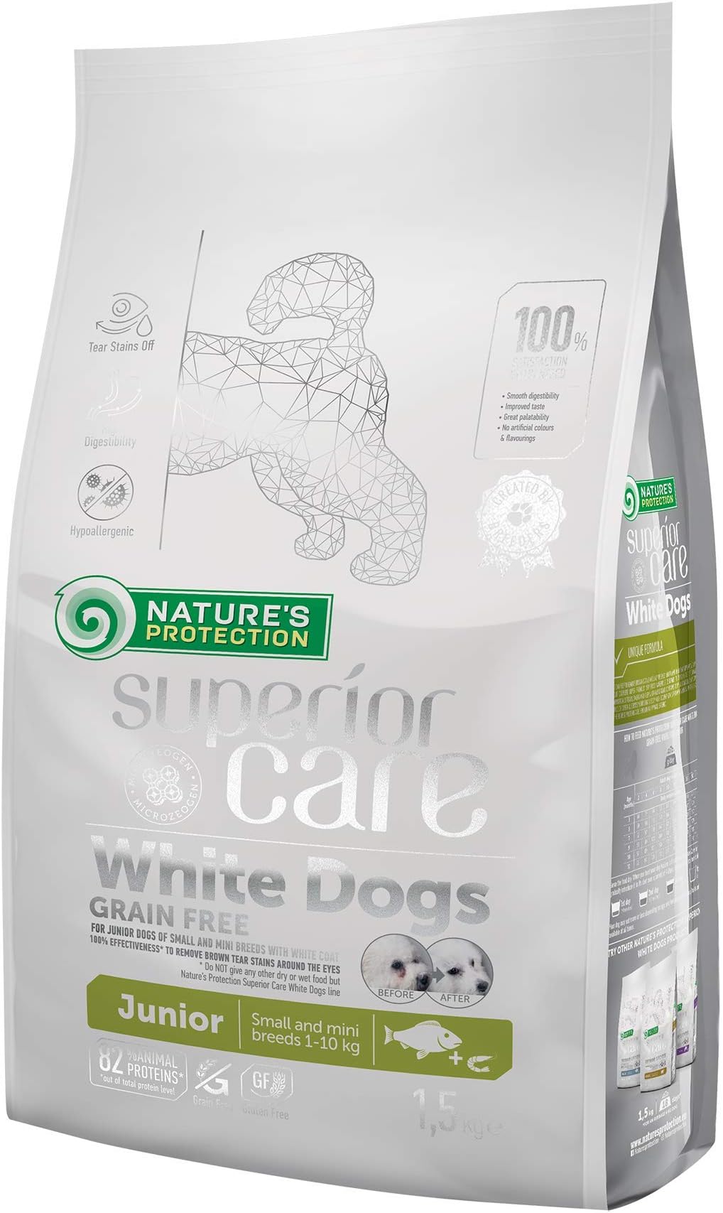 Nature's Protection Superior Care White Dogs (Maltese, Bichon Frise etc ...