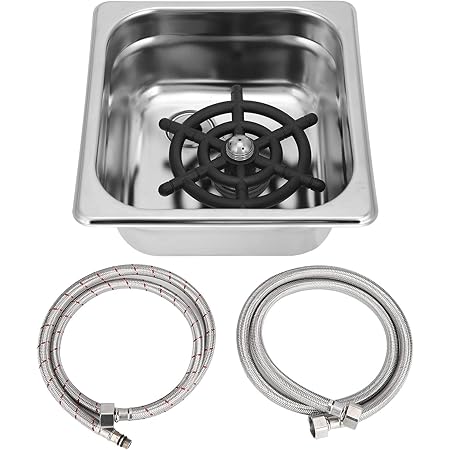 TOPINCN Glass Rinser, Automatic Stainless Steel Cup Washer Cleaner ...