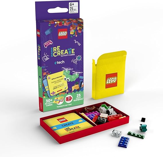 Amazon.com: LEGO Recreate Activity Cards – Tech | Build & Play Game ...
