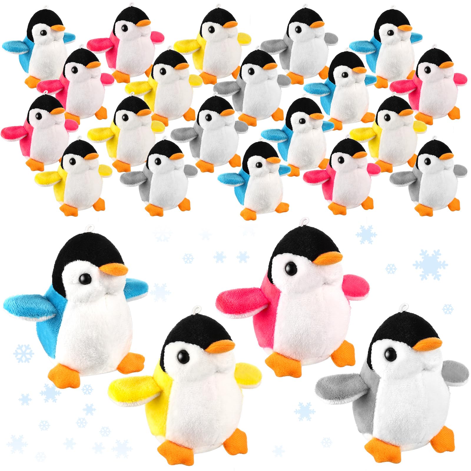 Amazon.com: Kasyat 24 Pcs Stuffed Penguins Mini Plush Penguin Stuffed ...
