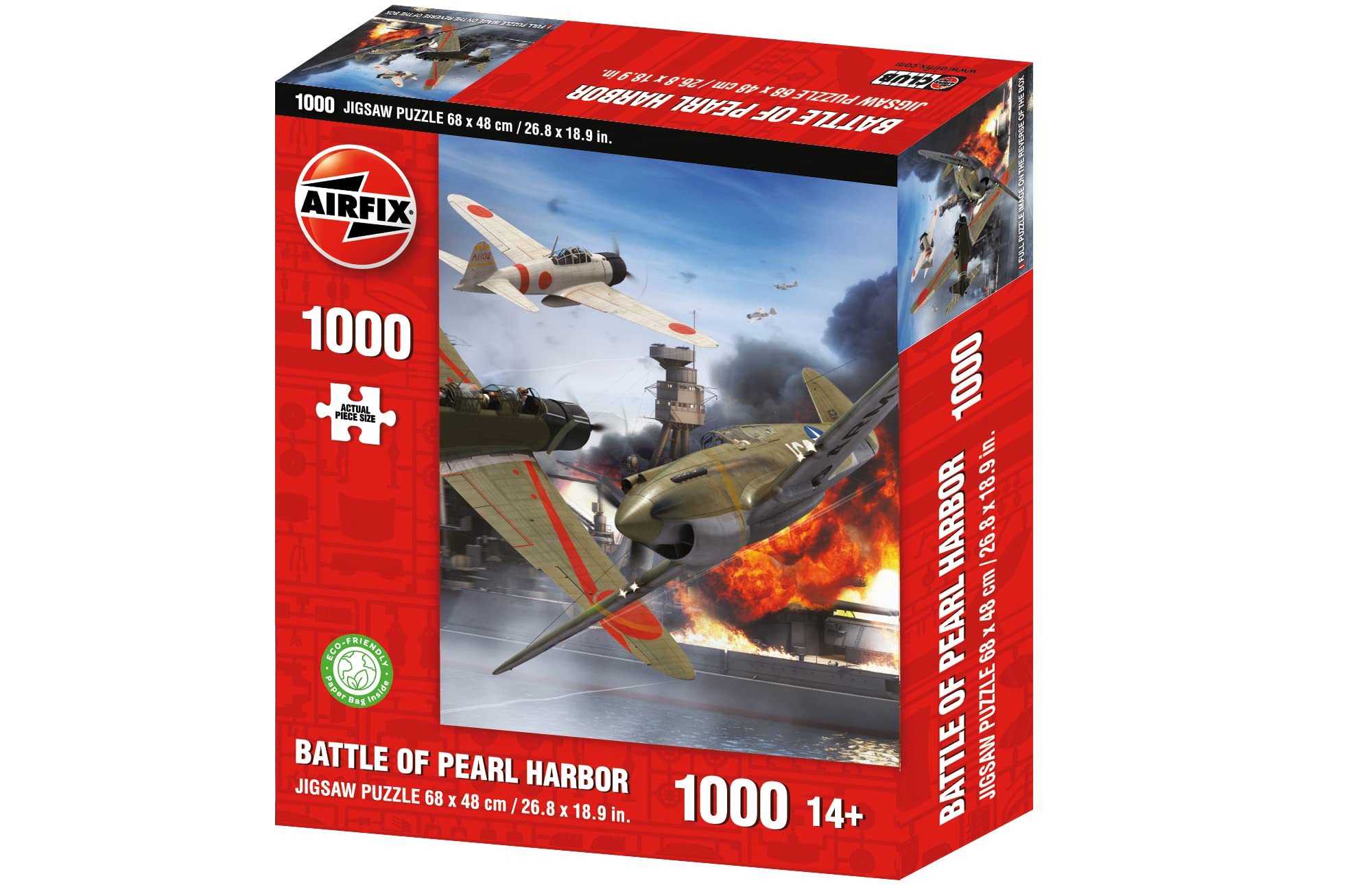 Amazon.com: Airfix Battle of Pearl Harbor WWII Military Aviation 1000 ...