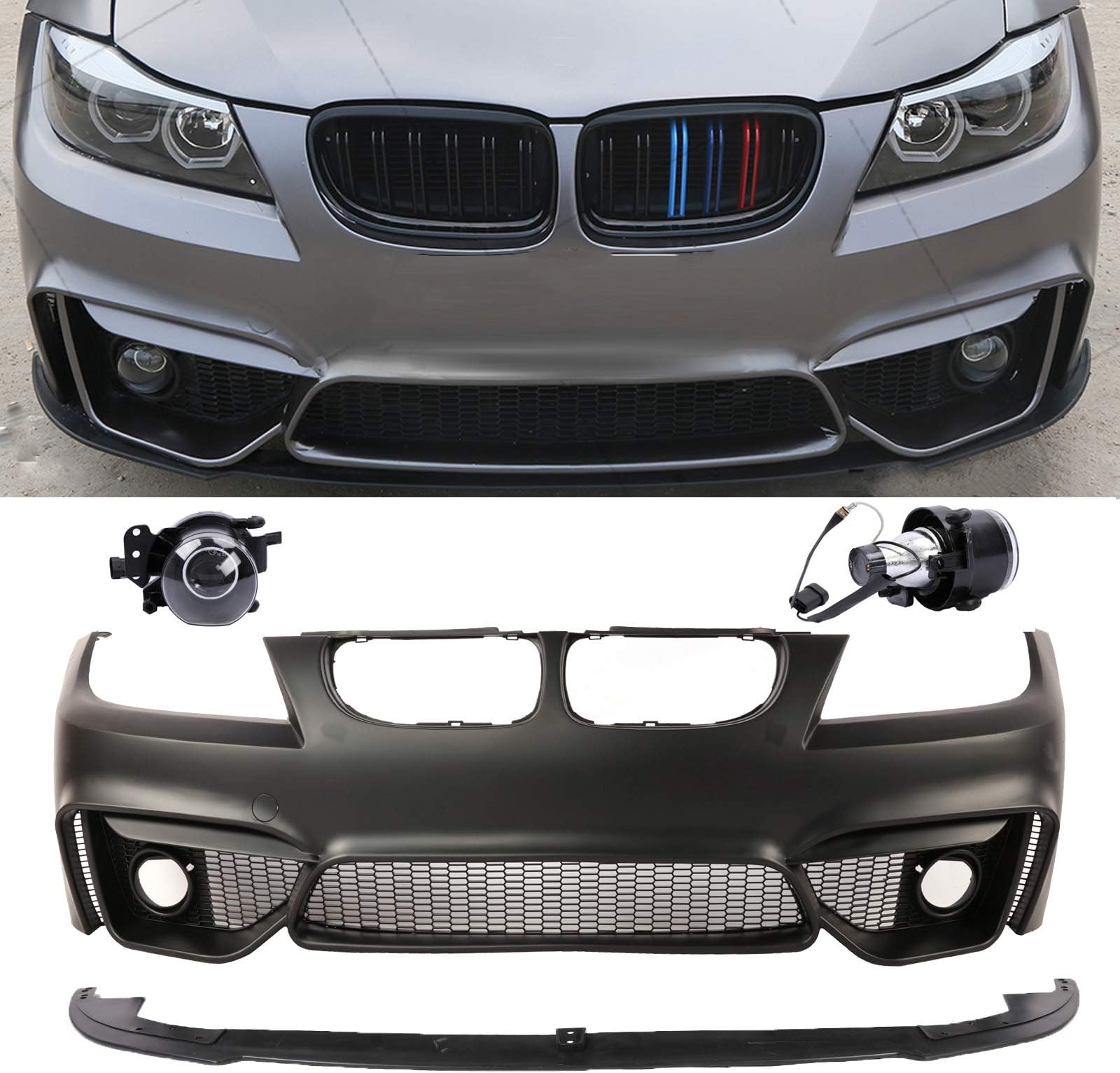 Amazon.com: Front Bumper Conversion Compatible With 2004-2007 BMW E60 5 ...