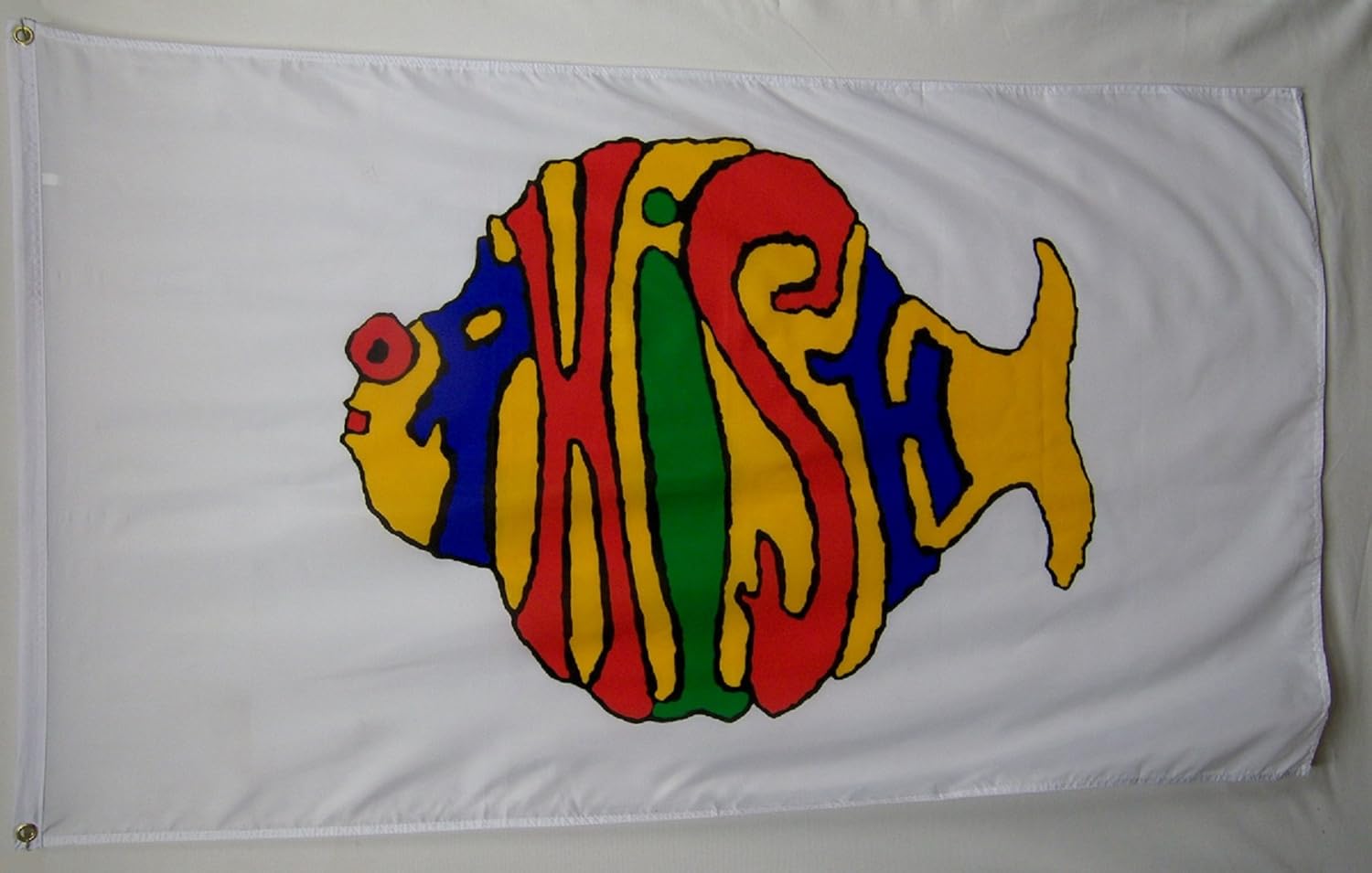 Amazon.com: Phish Band Fan Flag 3' X 5' White Indoor Outdoor Concert ...