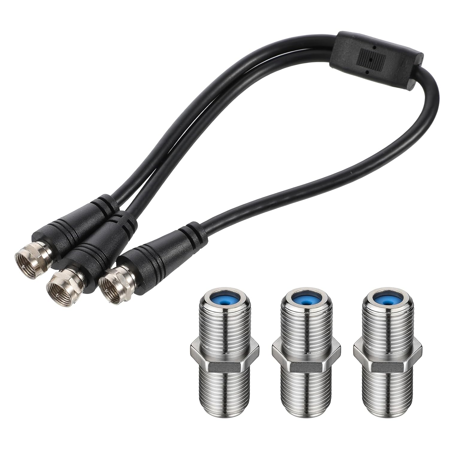 Amazon.com: Xelsluthe Coaxial Splitter, F-Type Rg6 Cable Splitter 3 Way ...