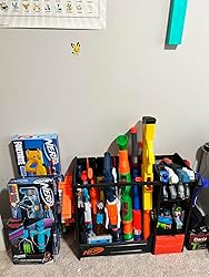Amazon.com: Nerf Elite Blaster Rack - Storage for up to Six Blasters ...