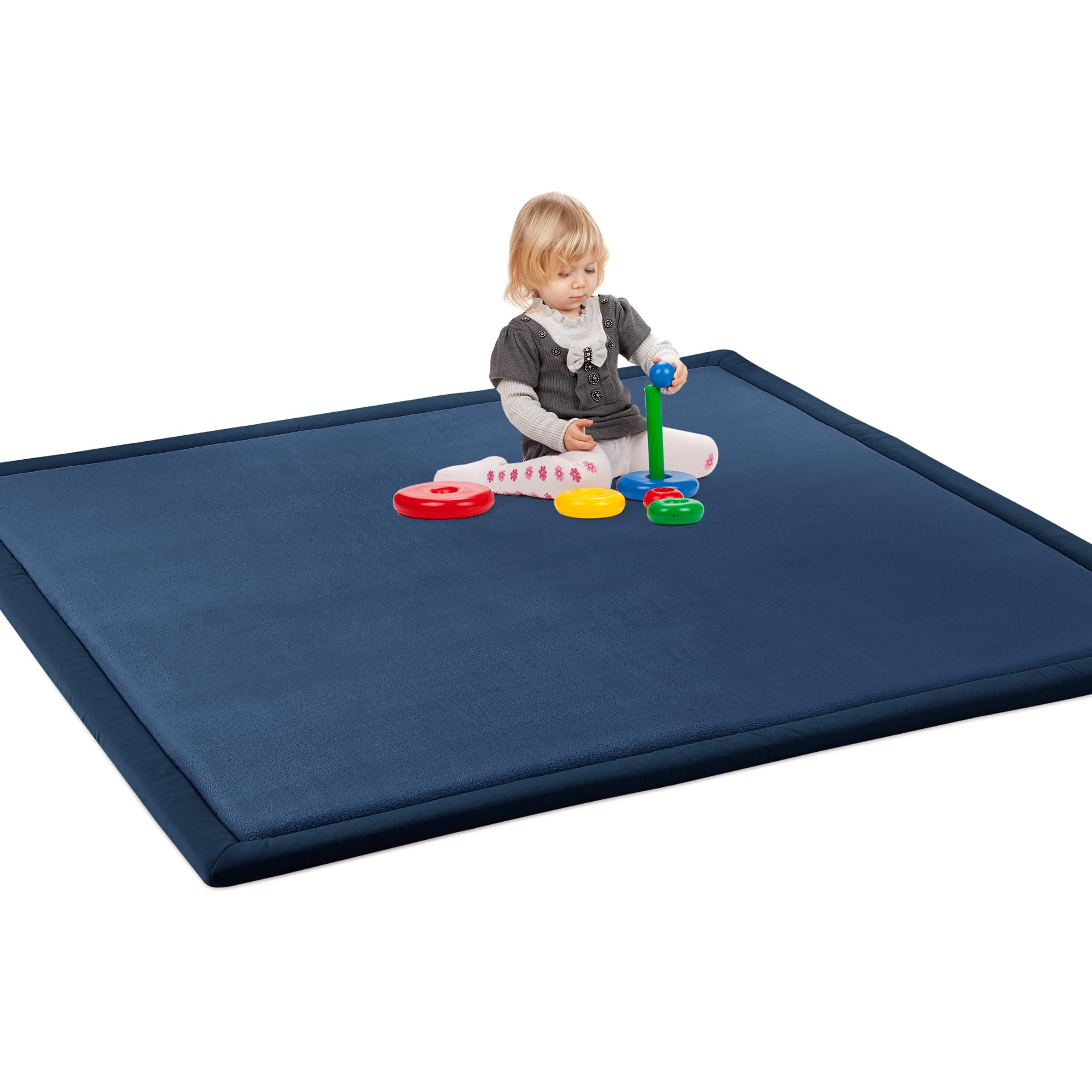 Amazon.com: HOMBYS 1.2-Inch Thick Play Mat for Playpen 50x50, Memory ...