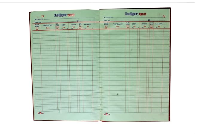 Account Book Ledger Register Note Book (70 GSM, Pages 150) : Amazon.in ...