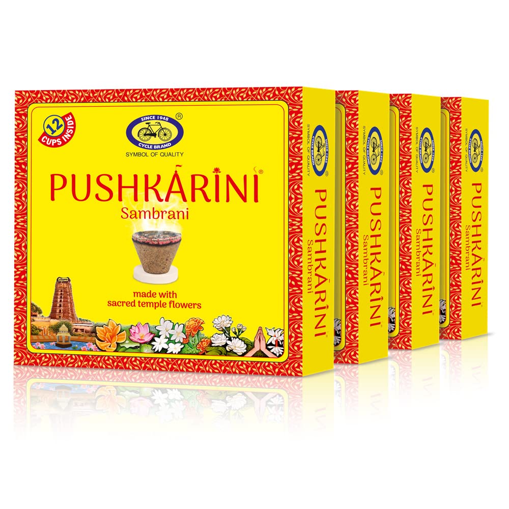 Cycle Pure Pushkarini Sambrani Dhoop Cups for Pooja (48 pcs) | Havan ...