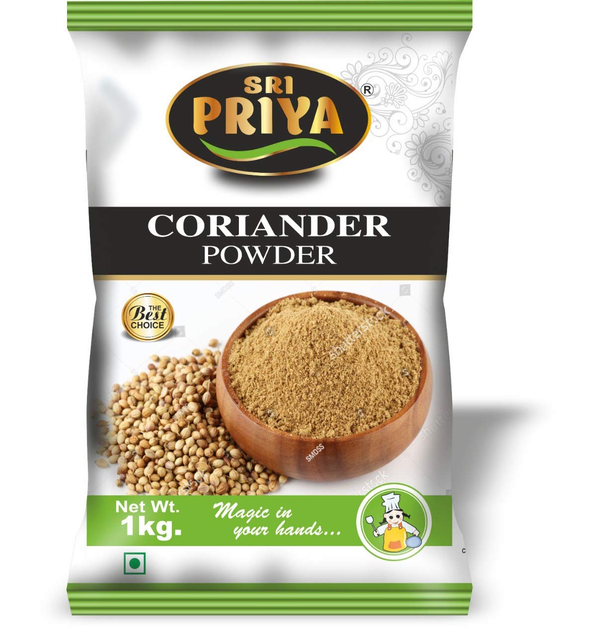 SRI PRIYA MASALE Dhaniya Powder -1 Kg Pouch : Amazon.in: Grocery ...