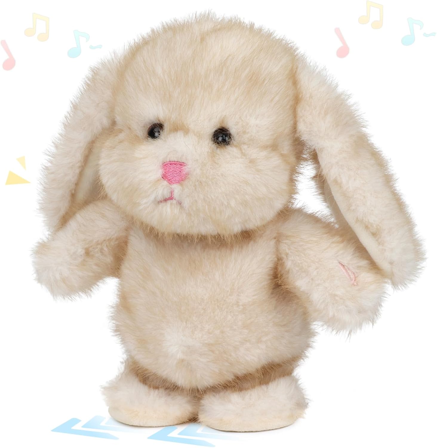 Amazon.com: Easfan Talking Bunny Repeats What You Say Walking Singing ...