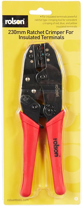 Rolson 20835 Ratchet Crimping Tool : Amazon.co.uk: DIY & Tools