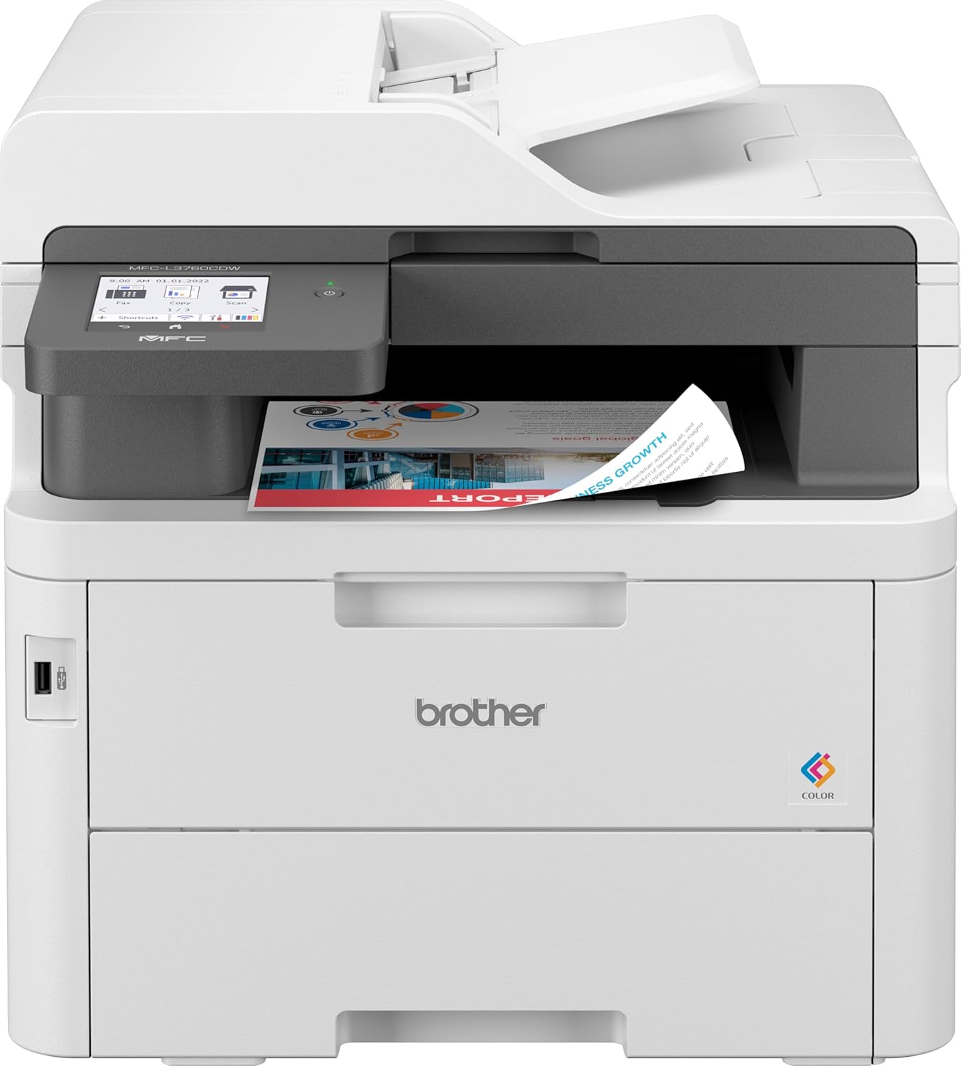 Brother DCP-L3560CDW Multi Function Color Laser Printer, Print, Scan ...