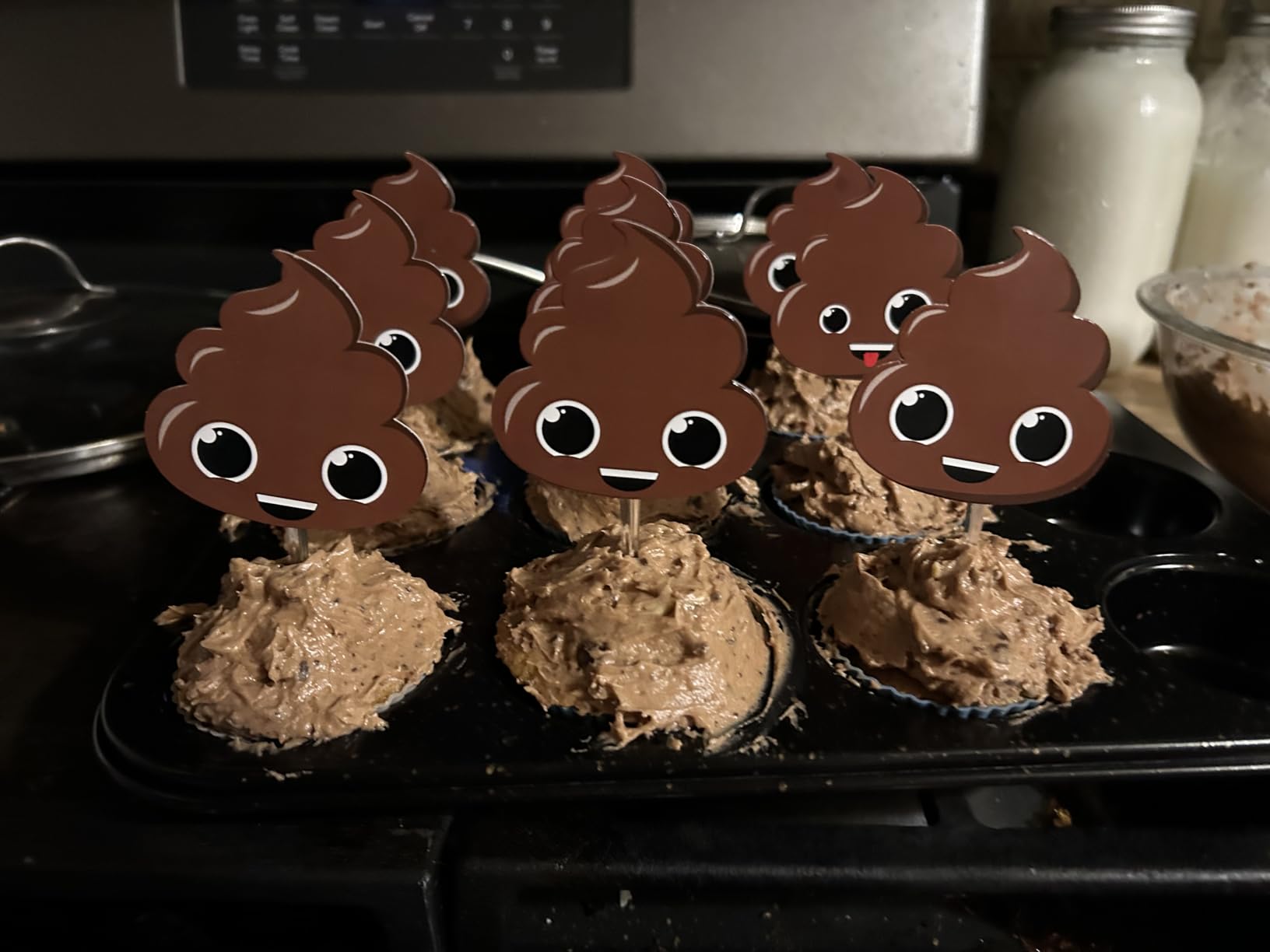 Amazon.com: Big Dot of Happiness Party Til You're Pooped - Dessert ...