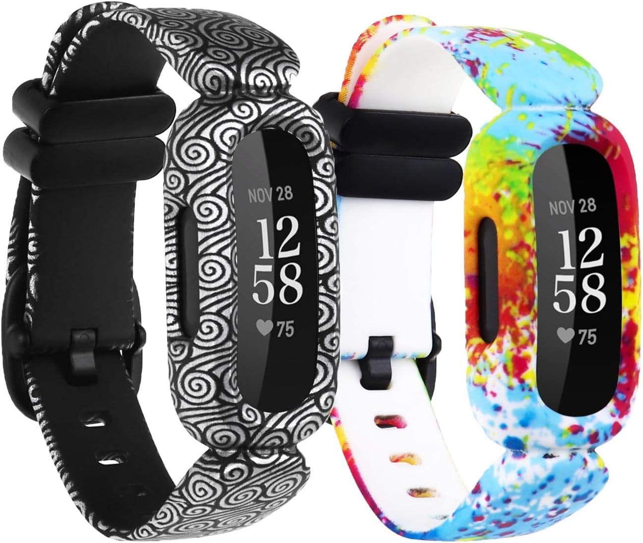 Amazon.com: Baaletc Compatible with Fitbit Ace 3 Bands for Kids, Soft ...