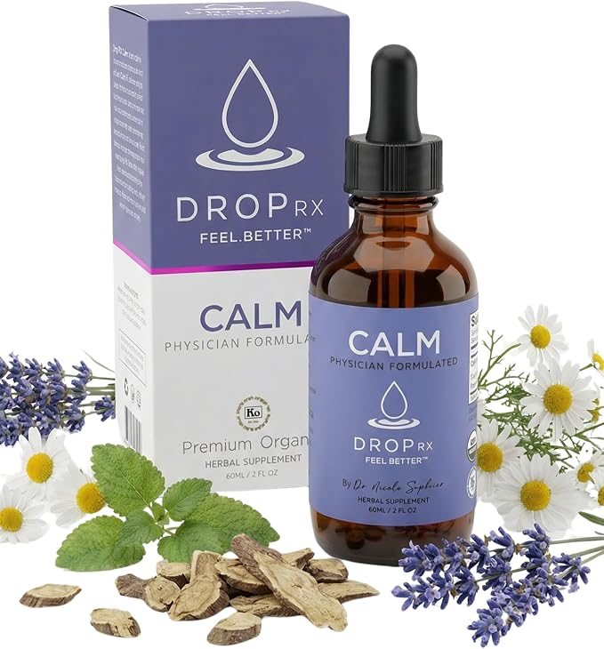 Amazon.com: DropRx Calm - Organic Calming Supplement for Adults - Kava ...