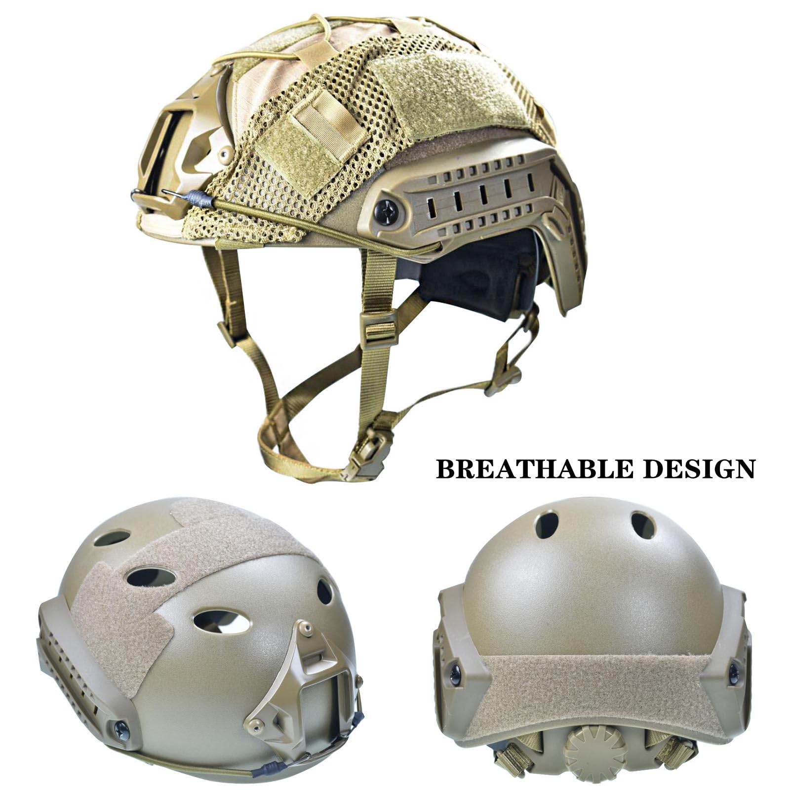 Snapklik.com : Airsoft Fast Helmet Set