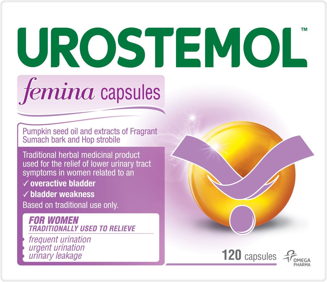 Urostemol Femina Capsules, Pack of 120 Capsules : Amazon.co.uk: Health ...