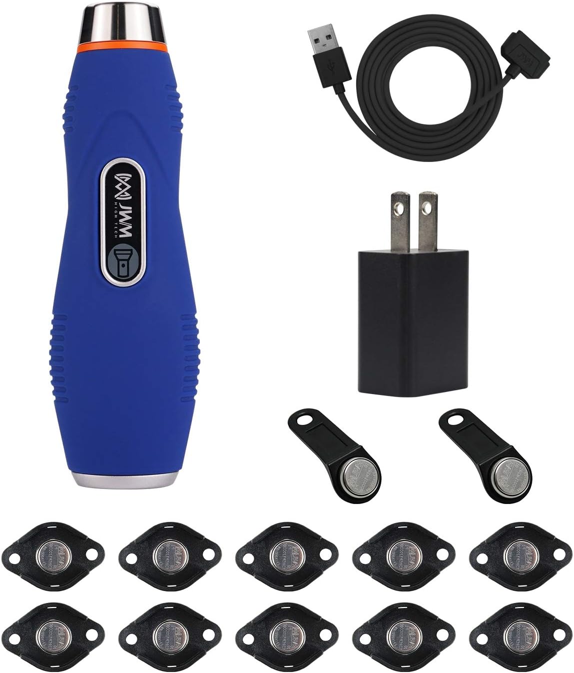 Amazon.com : JWM Flashlight Touch iButton Guard Tour Wand, Guard Patrol ...