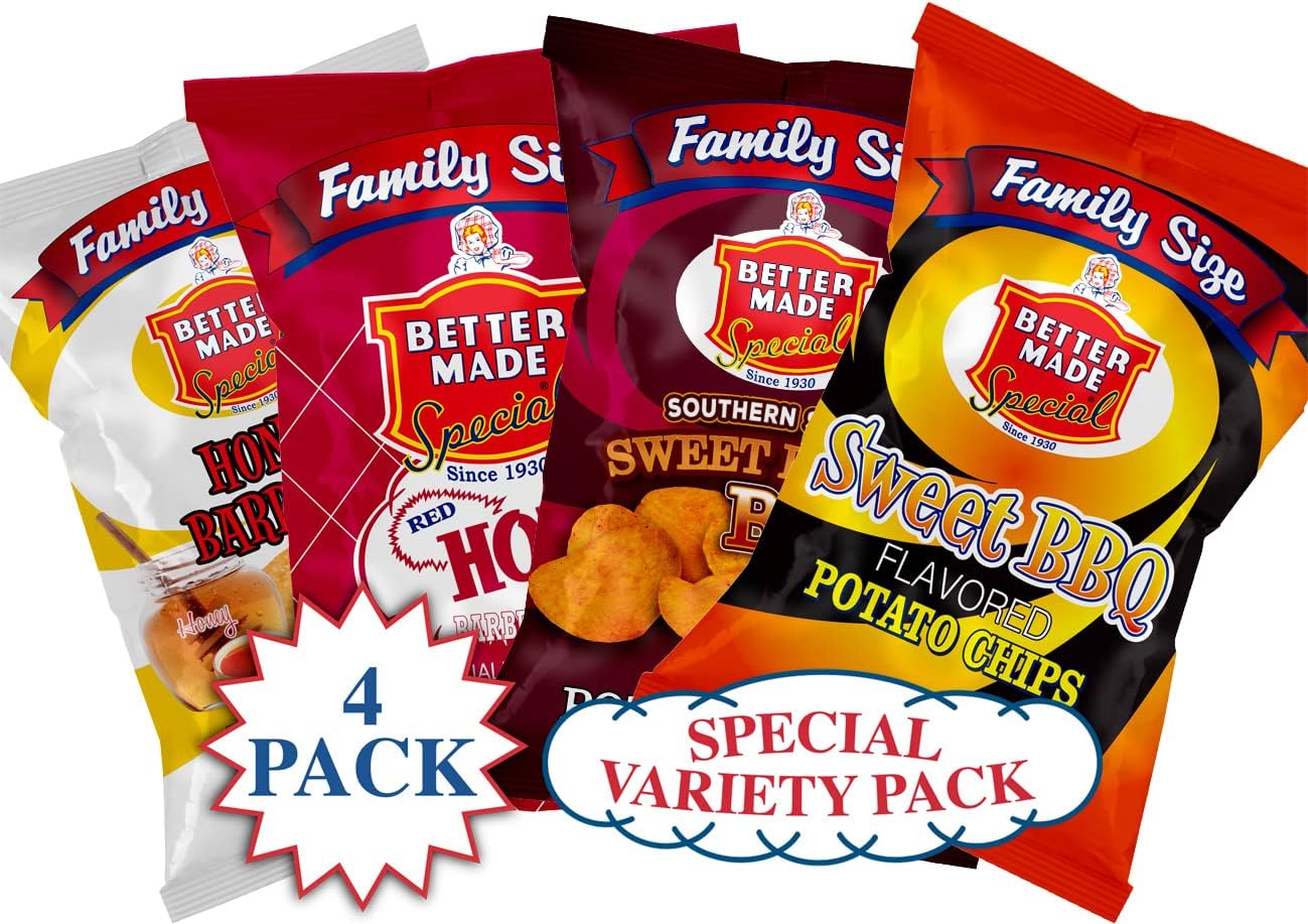 Amazon.com: Better Made Family Size southern style sweet heat bbq ...