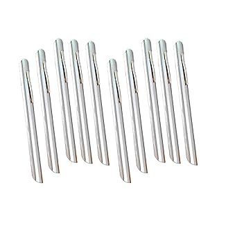 KMW Table Crumber with Pocket Clip, Silver (10 Pieces) I Stainless ...