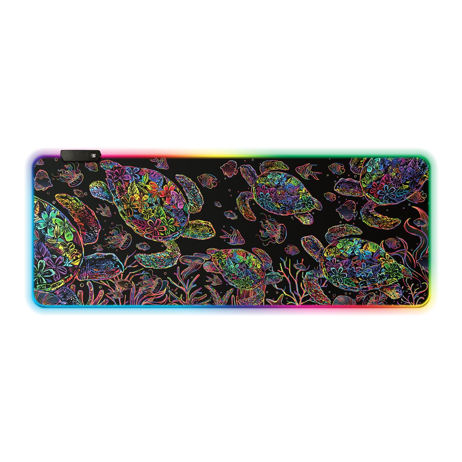 Amazon.com : WIRESTER Extra Large RGB Gaming Mousepad, Non-Slip ...