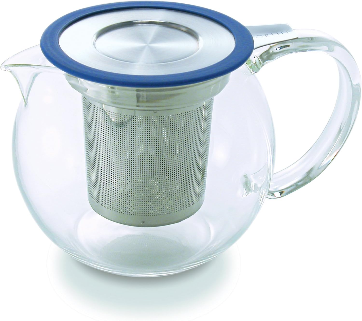 Amazon.com | NewLeaf 18-Ounce Teapot with Infuser and Lid, Marine: Teapots