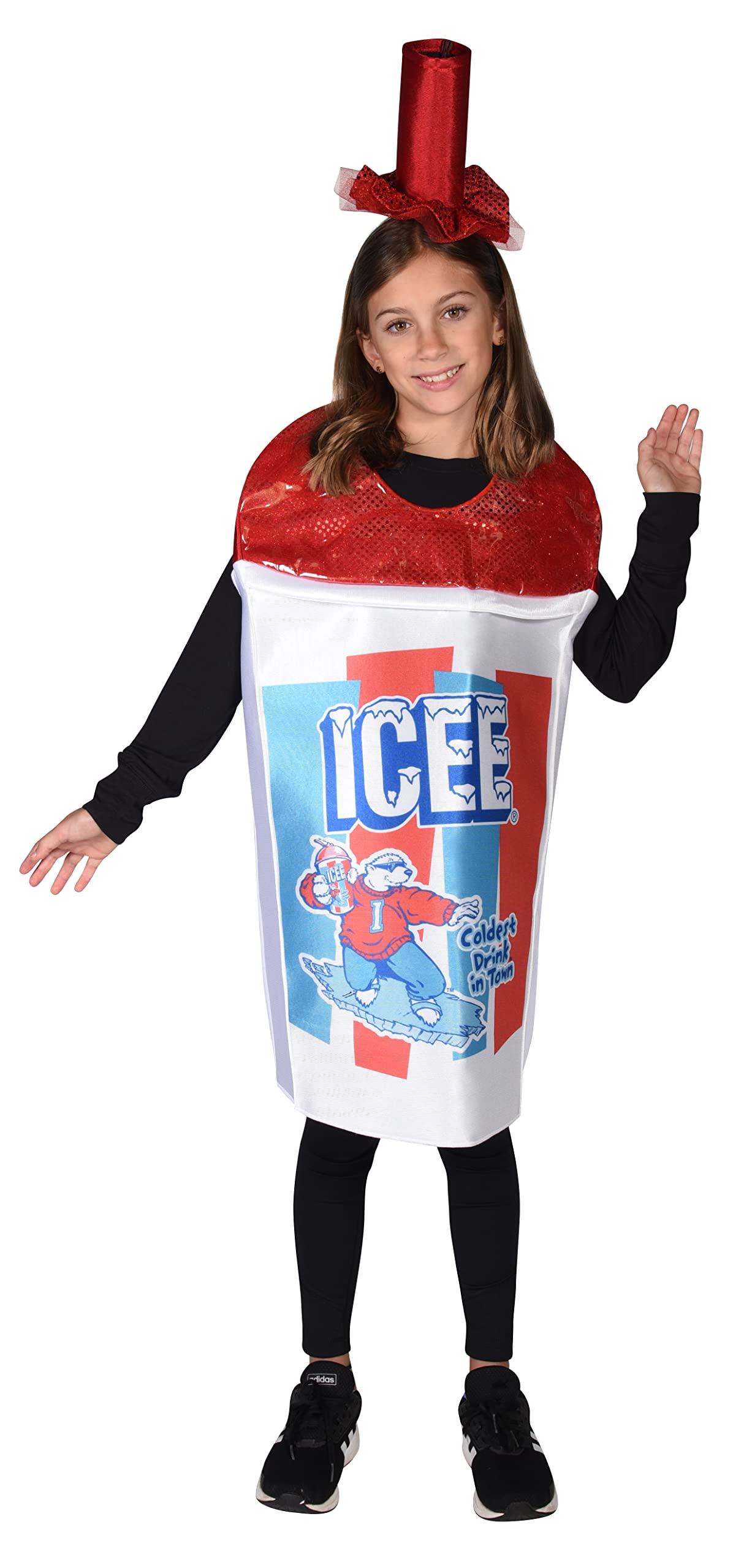 Amazon.com: Rasta Imposta Icee Sparkle Red Costume Slurpee Slush Puppie ...