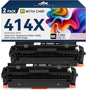 Amazon.com: 414X Black High Yield Toner Cartridge Compatible ...