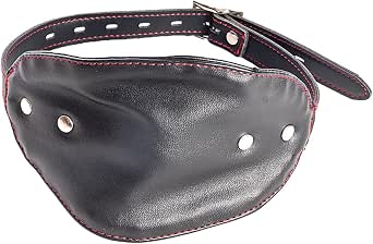 Amazon.com: One-Piece Masks Leather Motorcycle Half Face Masks ...