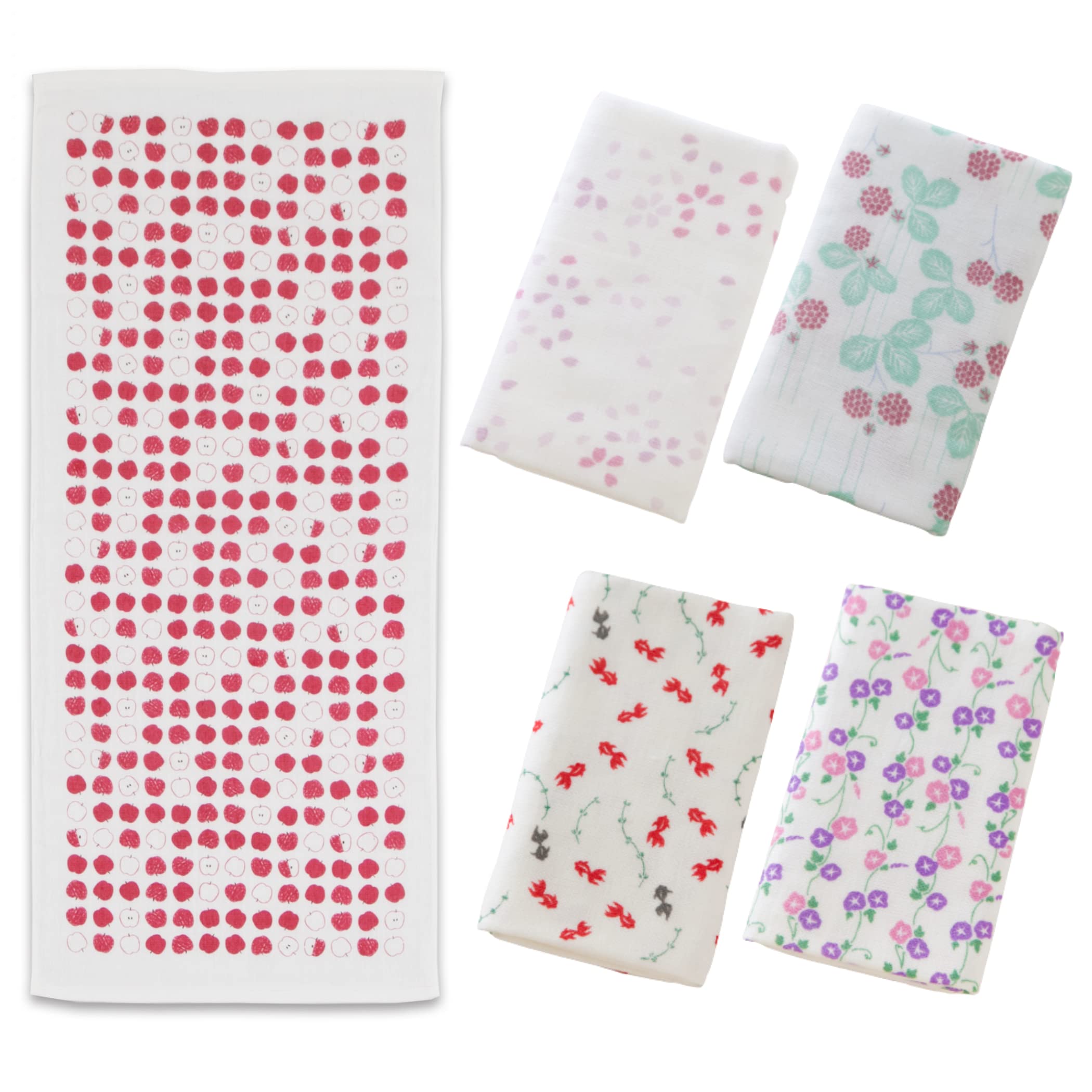 Amazon.com: NOREN Japanese Hand Towel (Senshu Osaka Towel/Good Harvest ...