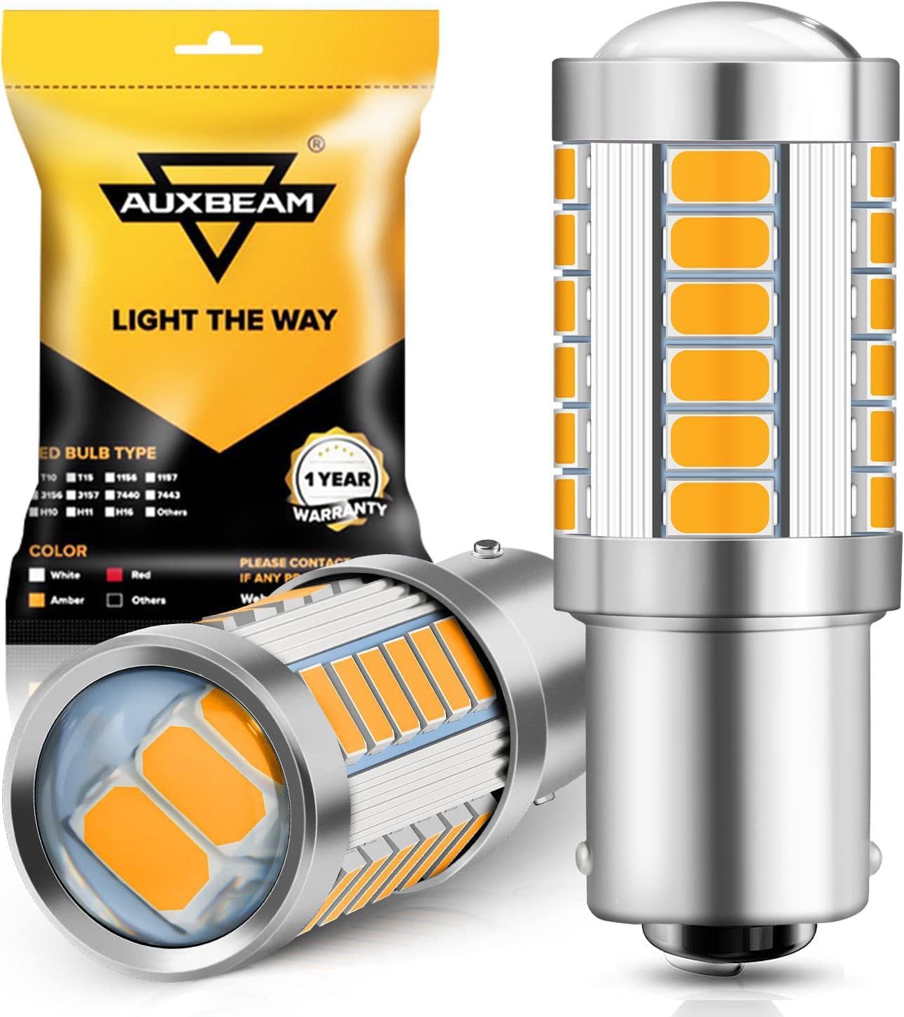 Amazon.com: Auxbeam 1157 2357 Turn Signal Light Bulbs, Super Bright ...