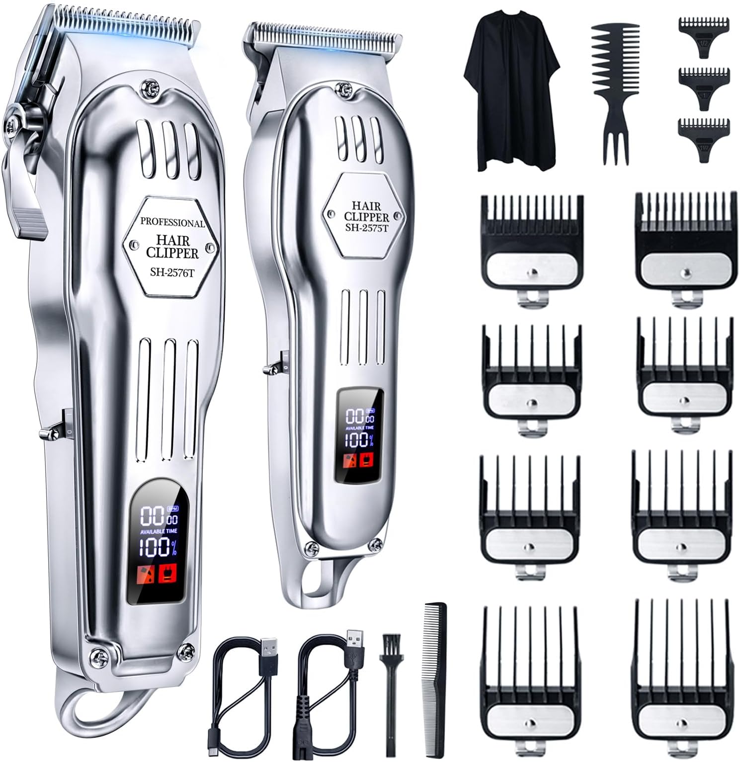 Amazon.com: CIICII Hair Clippers for Men Professional, Cordless Barber ...